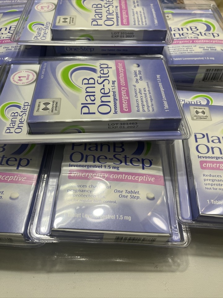 Lot Of 8 Plan B One Step Emergency Contraceptive 1 Tablet (exp01/27 ...