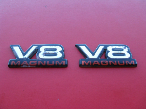94 95 96 97 98 99 00 01 DODGE RAM V8 MAGNUM SIDE EMBLEM LOGO BADGE SIGN ...