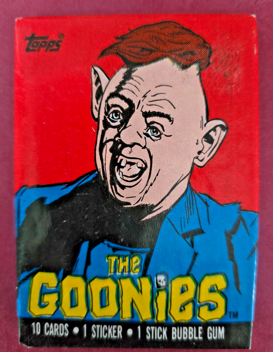 1985 TOPPS The Goonies Sealed Wax Pack - 10 Cards + 1 Sticker | eBay