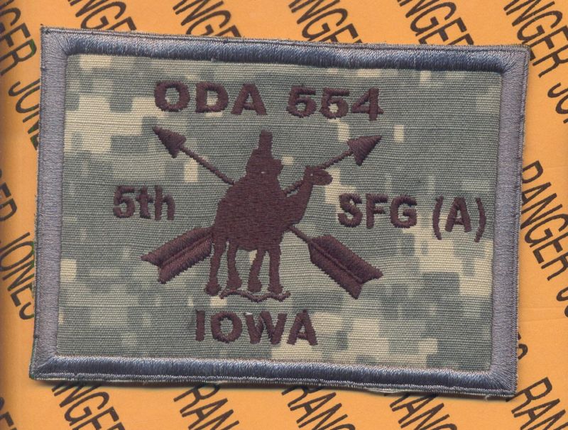 5th Special Forces Group Airborne SFGA ODA-554 ACU patch | eBay