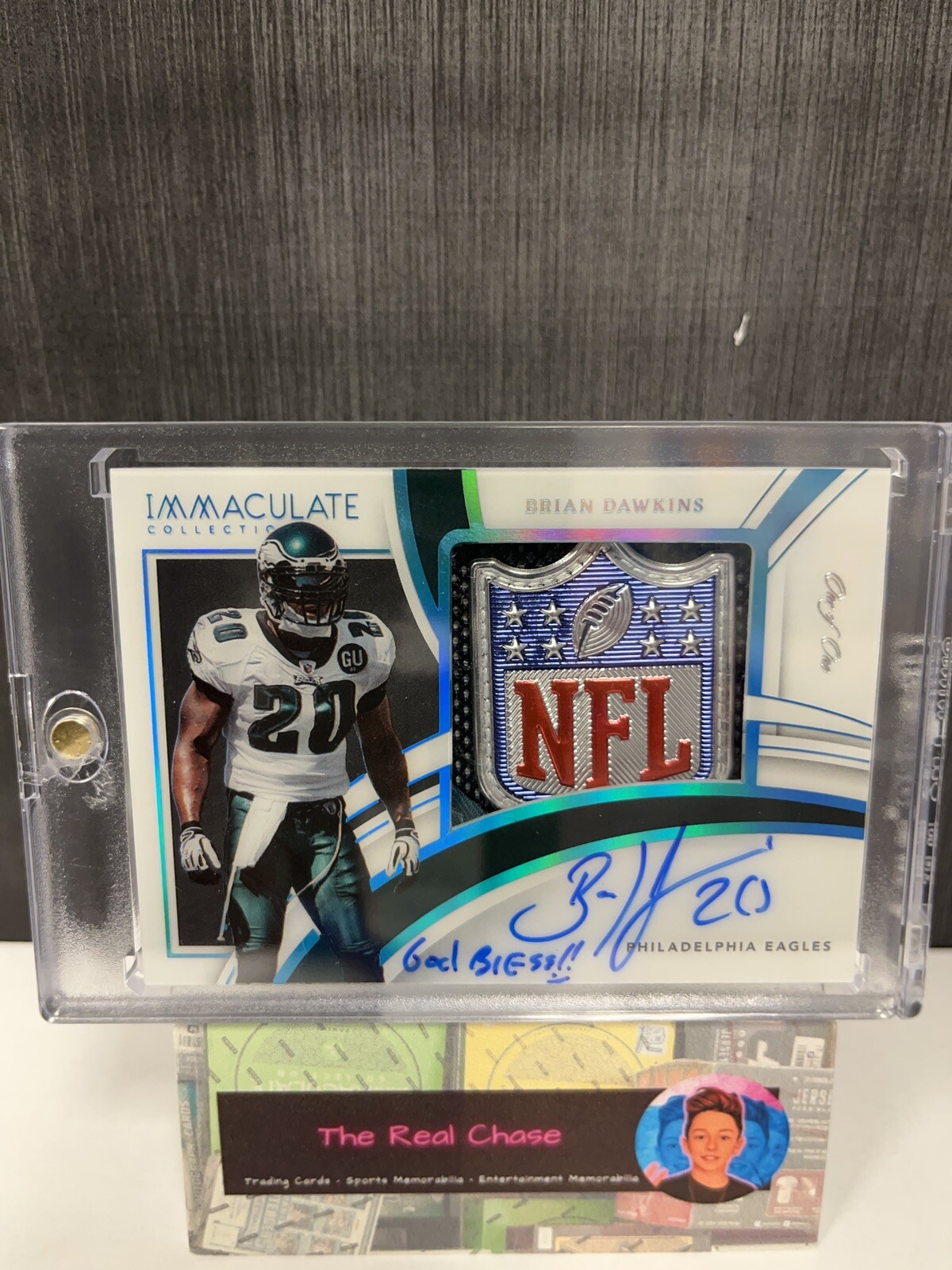 Brian Dawkins 1of1 2022 Panini Immaculate NFL Shield Patch Auto HOF | eBay