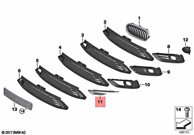 Genuine BMW F45 F46 214d 216d 216i 218d 218dX 218i Right Finisher ...