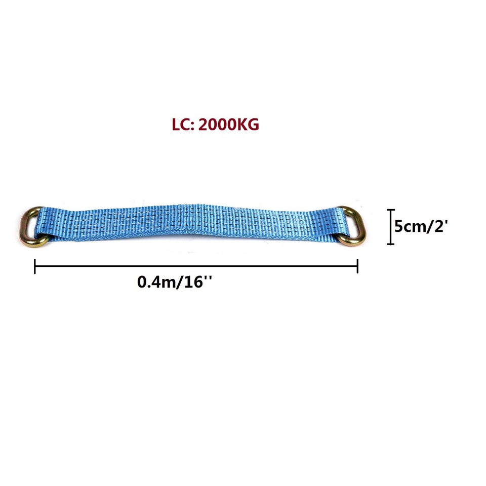 4PC Wheel Bridging / Link / Strap Trailer Tie Down Car Recovery 16 ...