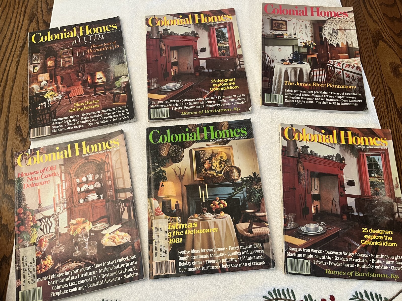 Vintage Lot of 19 1980's Colonial Homes Magazines 1980-1989 Like New ...