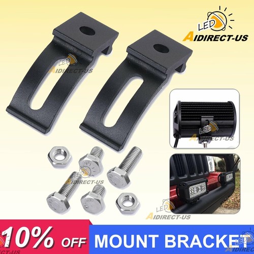 Universal Mount Bracket For LED Work Light Bar Cube Pods Base Mounting ...
