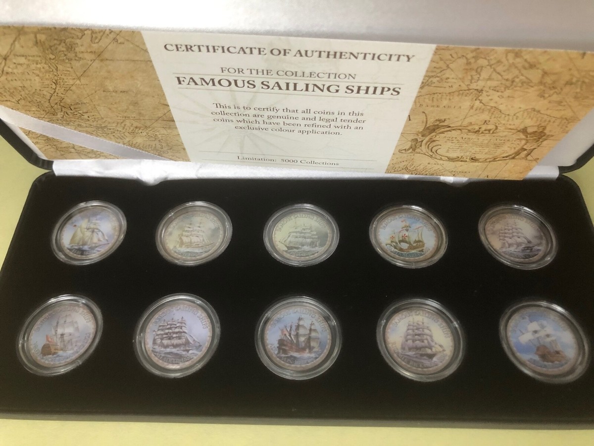Sailing Ship Coins