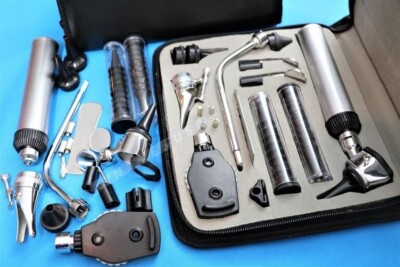 *NEW*ENT (Ear,Nose &Throat) Diagnostic,Otoscope,Ophthalmoscope set W ...