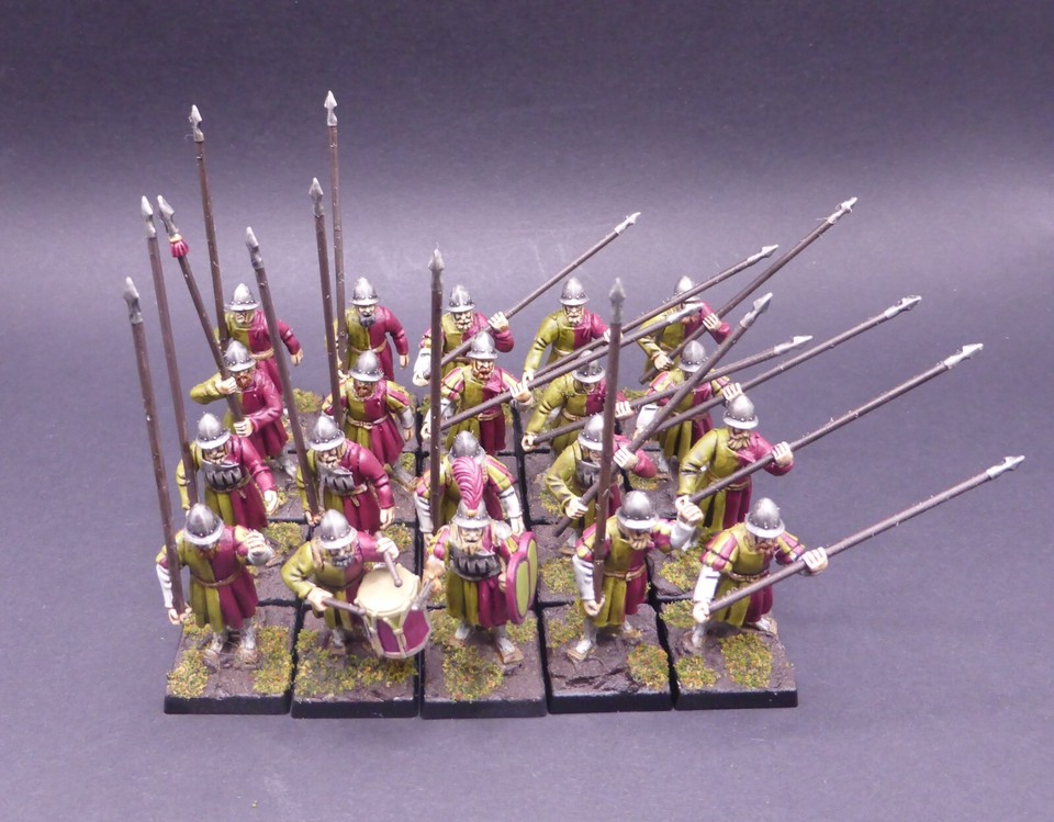 20 Renaissance Infantry Fantasy Historical Miniatures 28mm Painted ...