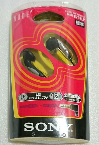 Sony MDR-E737LP Twin Turbo NUDE stereo earphones / neck MDR-E818LP RARE ...