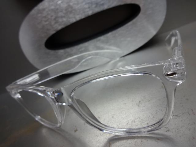 CLASSIC VINTAGE Style Lensless No Lens EYE GLASSES Clear Transparent ...