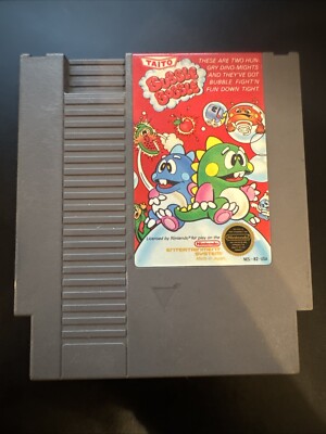 Vintage 1985 Nintendo NES Bubble Bobble | eBay
