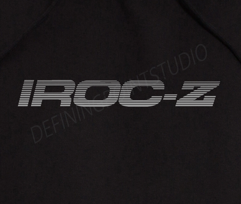 IROC Z Camaro Vintage Logo Hoodie | IROC-Z Hooded Sweatshirt Retro ...