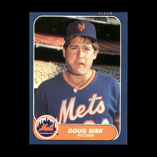 Doug Sisk 1986 Fleer New York Mets #94 R3138D 96 | eBay