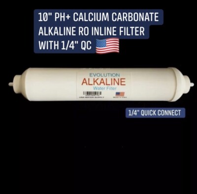 Fits APEC US MADE 10" PH+ Calcium Carbonate Alkaline RO Inline Filter 1 ...