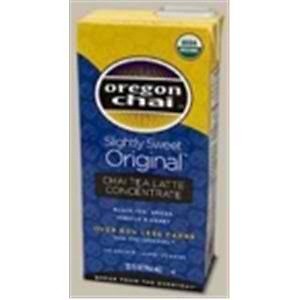 Oregon Chai Slightly Sweet Chai Tea Latte Concentrate 32-ounce Boxes ...