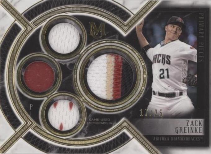 2018 Topps Museum Collection - Primary Pieces Single Player Quad Relics ...
