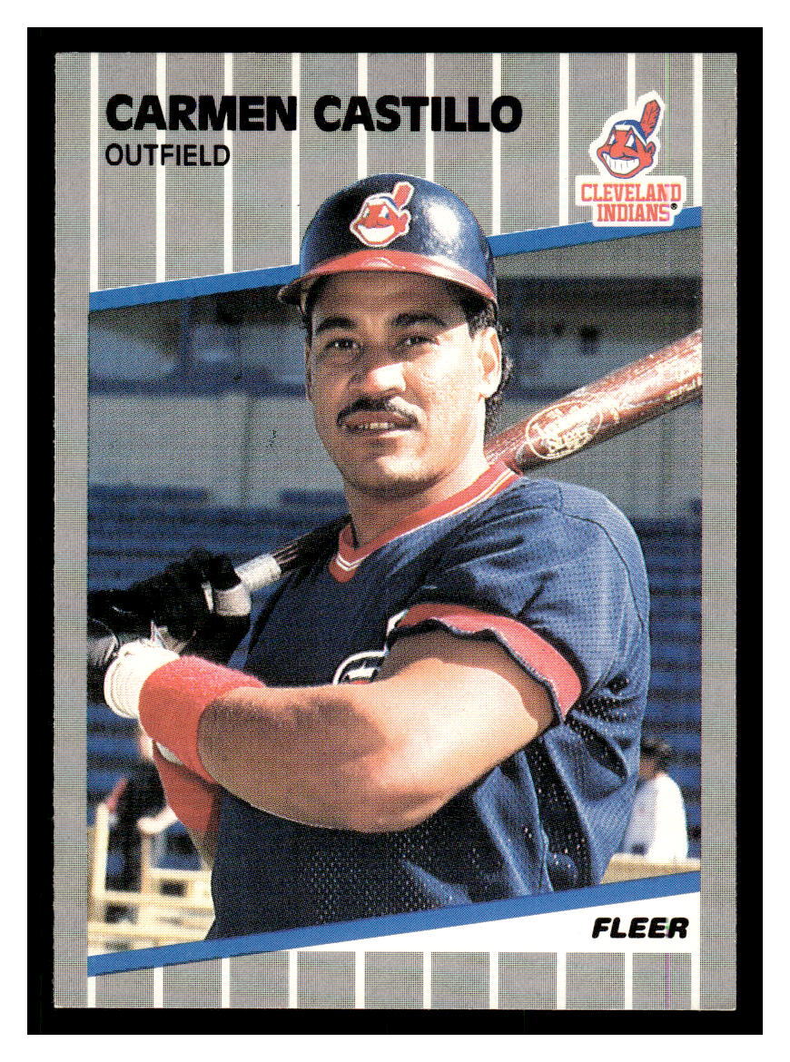 1989 Fleer #401 Carmen Castillo - Cleveland Indians UER | eBay