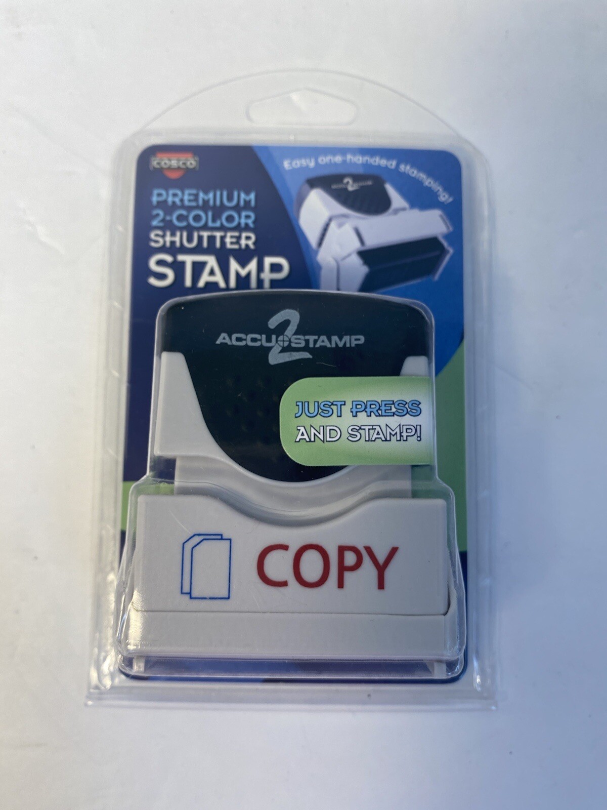 Copy Stamping Premium 2 Color Shutter COPY Stamp Office Easy Stamper | eBay