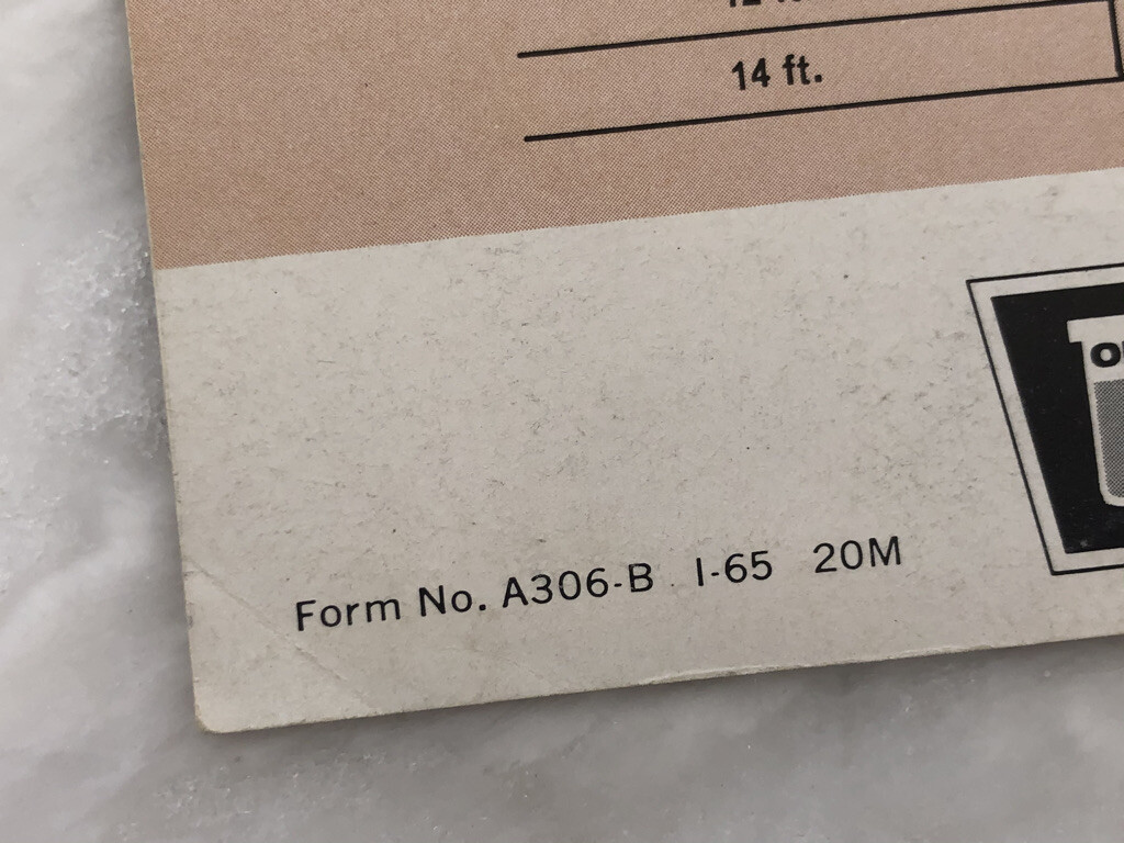 1965 OLIVER DISK HARROWS 242 292 Tractor Brochure Vintage Farm ...