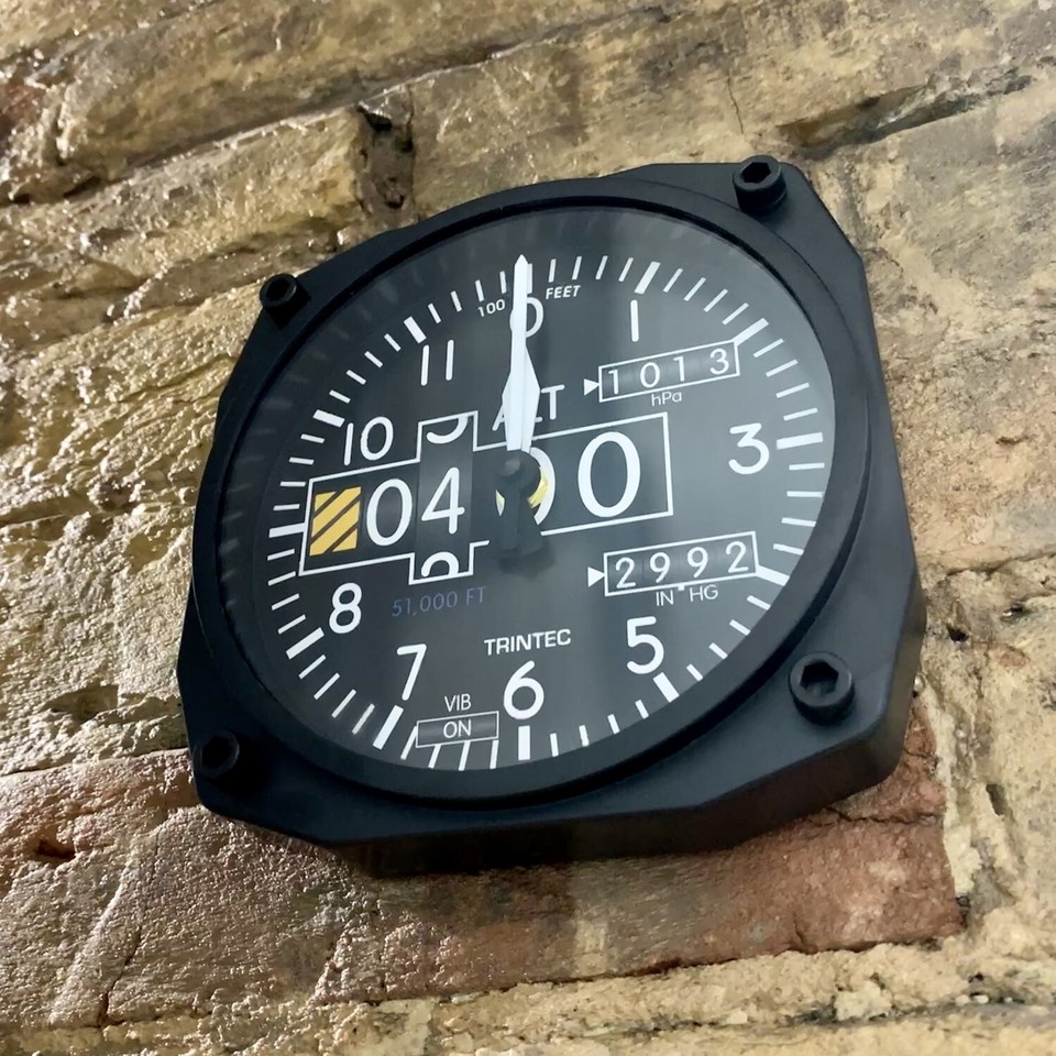 Aviation Wall Clock, Altimeter, Directional, Aviation, Airspeed, Vacuum ...