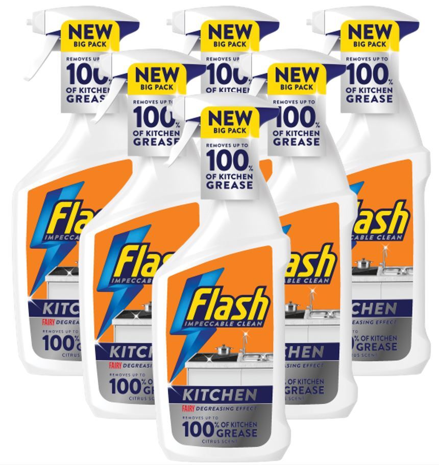 Flash Impeccable Clean, Kitchen Degreaser With Fairy Effect - 800ml ...