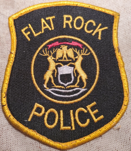 MI Flat Rock Michigan Police Shoulder Patch | eBay