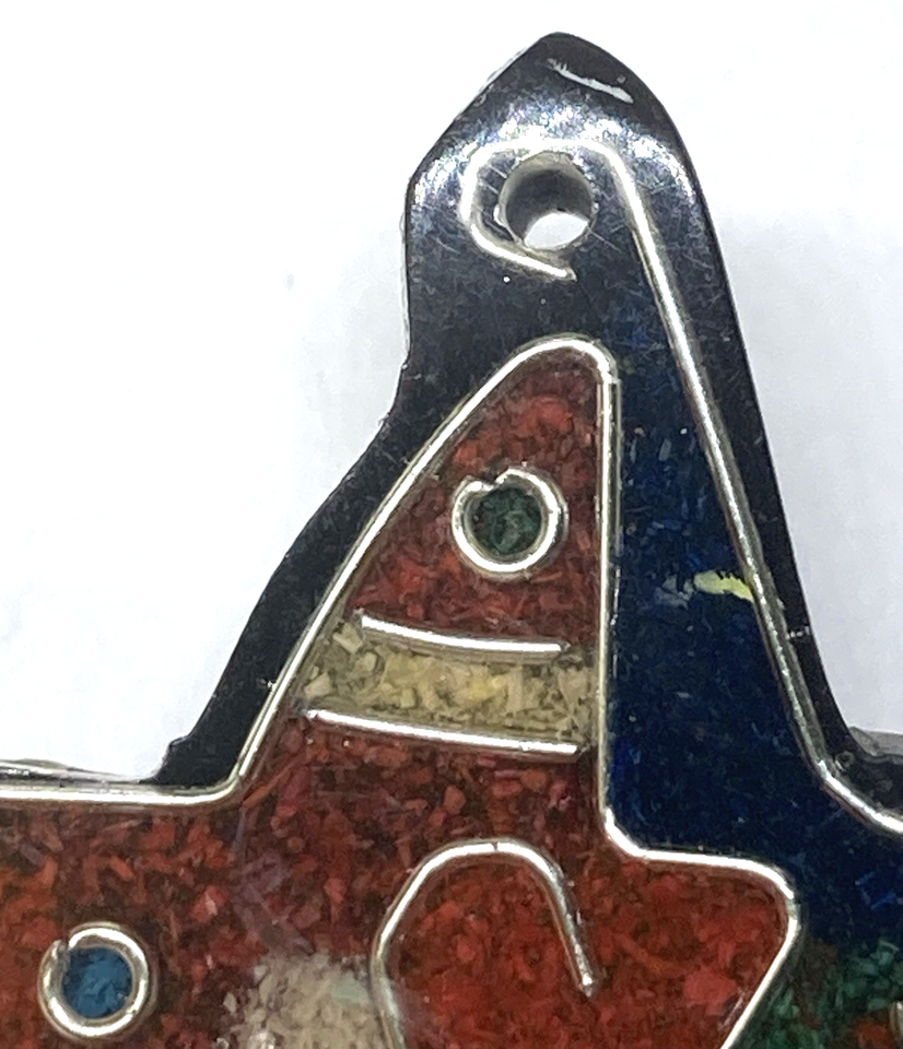 Vintage Yossi Steinberg Israeli Artist Handmade Star Brooch Resin Pin ...