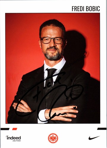 Original Autogramm Fredi Bobic Eintracht Frankfurt /// Autograph ...