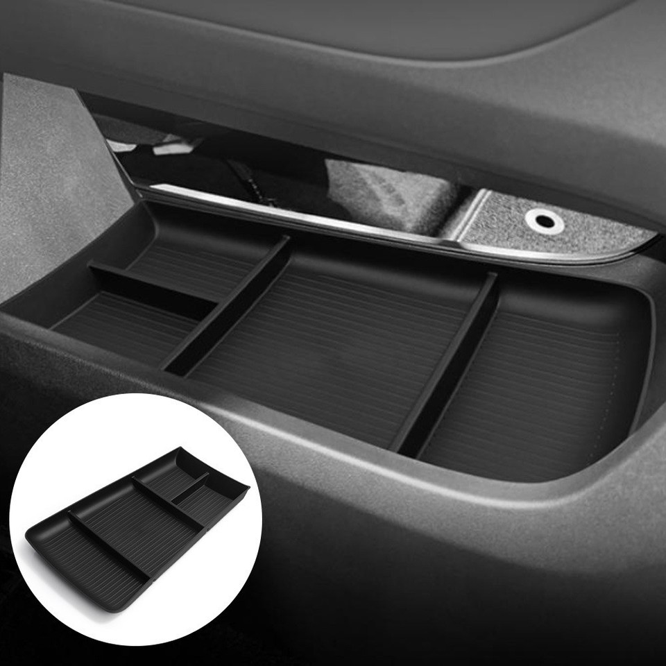 For Car Interior Armrest Storage Box Car Organizer Rubber Non-slip Pad ...