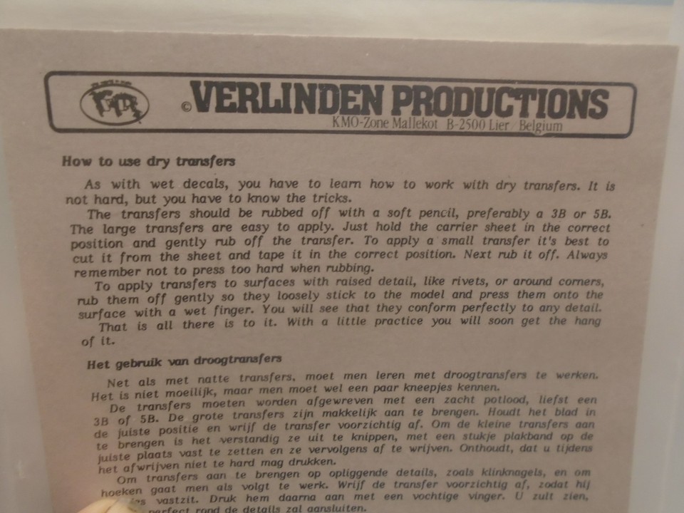 1:35 Verlinden Dry Transfer - WW2 German Wall Slogans+2 PROPAGANDA Wall ...