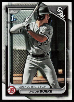 2024 Bowman Jacob Burke #BP-116 BASEBALL Chicago White Sox 1ST ...