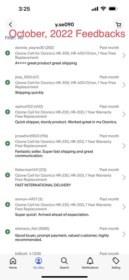 Ozone Cell for Ozonics HR-230, HR-200, HR-150 | eBay