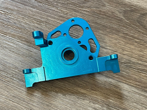 T6 Adjustable Aluminum MOTOR MOUNT for Traxxas Slash 4X4 LCG Blue | eBay