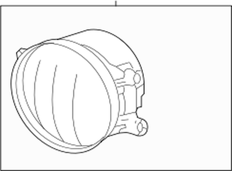 81210-02110 Toyota Lamp assy, fog, rh 8121002110, New Genuine OEM Part ...