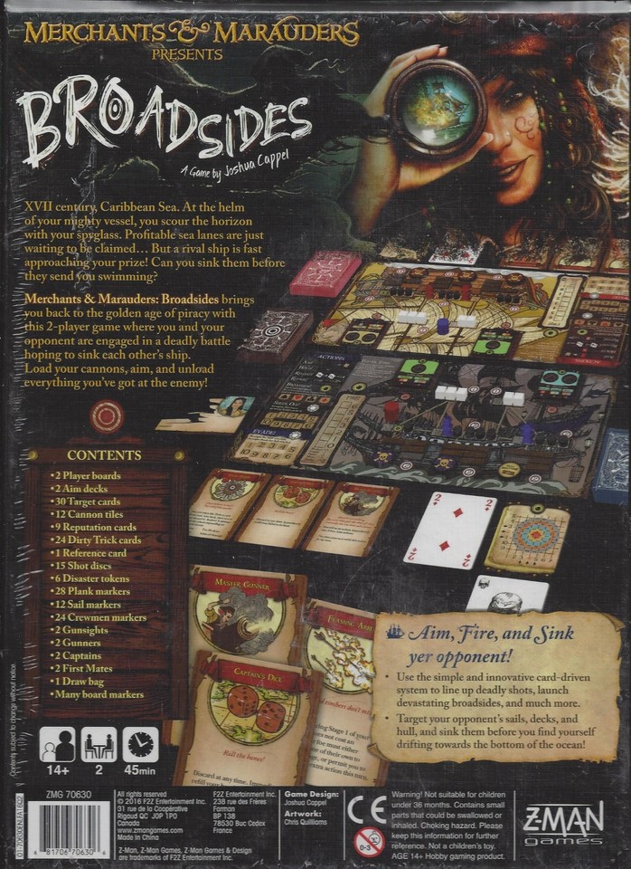 Merchants & Marauders Broadsides NIB Stand Alone Factory Sealed 20% OFF ...