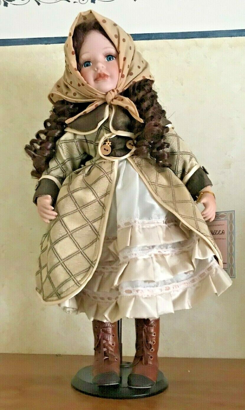 Ellis Island Porcelain Doll SPEC. EDITION/HAND PAINTED-REBECCA-EXCL ...