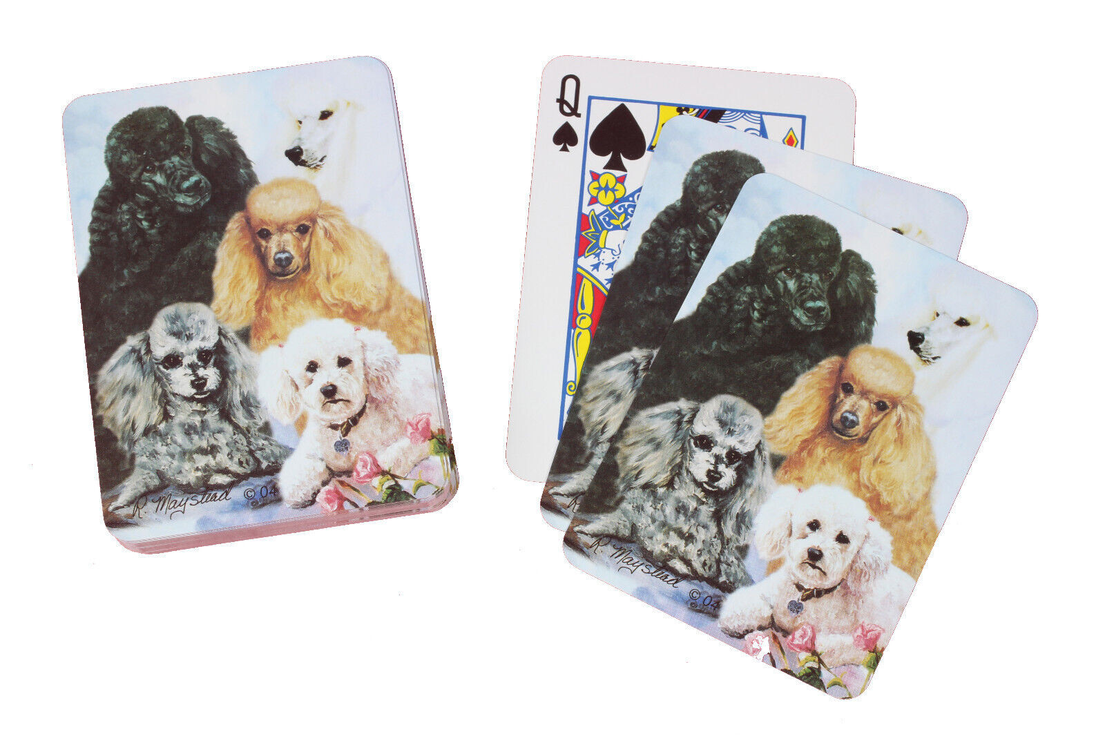 New Poodle Playing Cards Deck of 52 Card - 5 Poodles Pet Dogs by Ruth ...