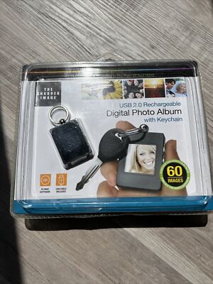 The Sharper Image Digital Photo Album with Keychain USB 2.0 ...