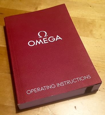 OMEGA Operating Instructions Manual Seamaster Proplof Constellation 1/ ...
