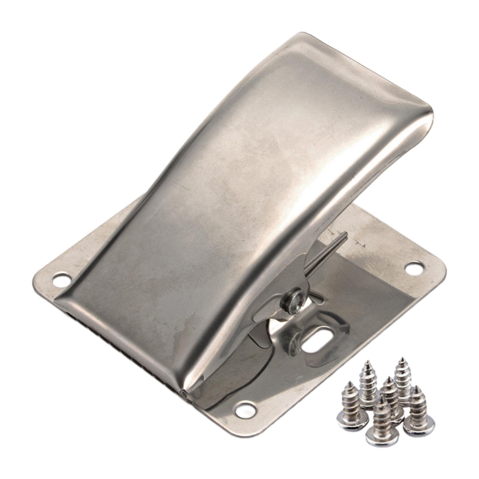 Fish Tail Clip Metal Efficient with Mounting Screws DIY | eBay