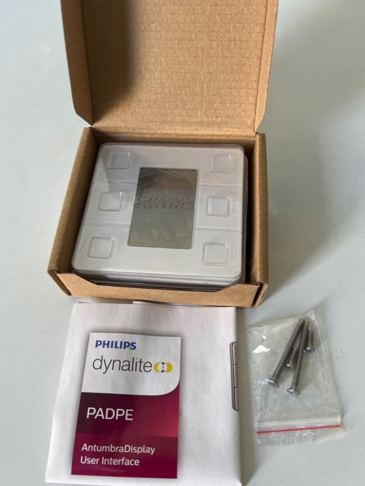 Philips Dynalite Antumbra Display Panel PADPE-WW-X001, Weiße Farbe | eBay