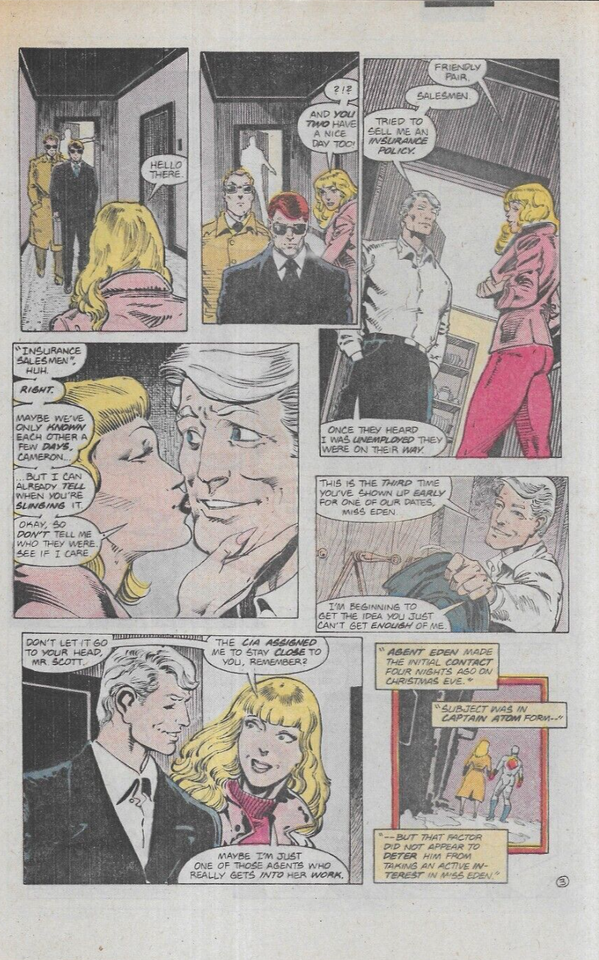 Captain Atom Comic 14 Copper Age First Print 1988 Cary Bates Weisman ...