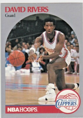 David Rivers Clippers Point Guard 1990-91 NBA Hoops Card# 150 Nr/Mnt ...