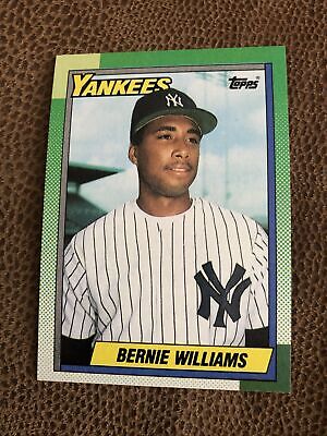 1990 Topps Baseball Bernie Williams Rookie Card #701 NY Yankees OF NM/M ...