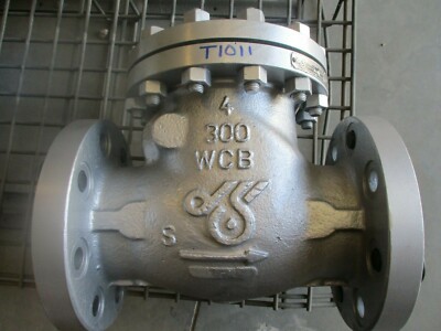 DSI Cast Steel Swing Check Valve 4" 300 RF Flanged End Model: 149XU | eBay