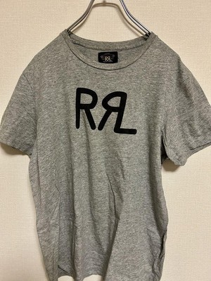 Rrl Double Rl Logo Short Sleeve T-Shirt Black Tag 00S | eBay