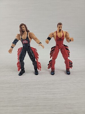 Kevin Nash Figures Lot Of 2 WCW THE OUTSIDERS MARVEL TOY BIZ INC. 1999 ...