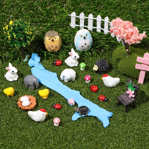 Garden Accessories Mini Miniature Garden Ornament Signpost Craft Wood ...