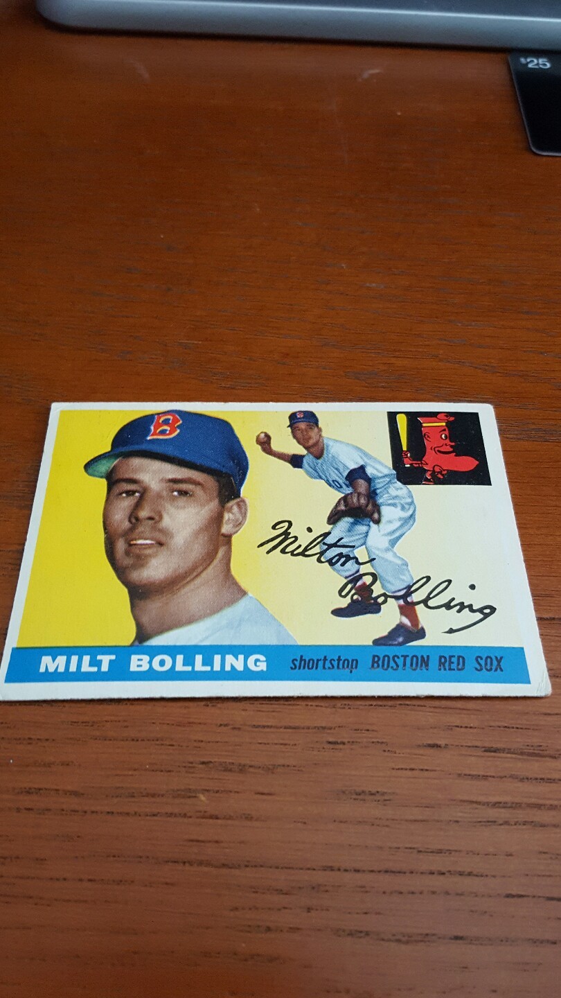 1955 Topps #91 Milt Bolling Boston Red Sox Baseball Card | eBay