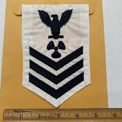 NEW- US NAVY RATING PATCH E-6 (MM) MACHINISTS MATE SUMMER WORKING ...